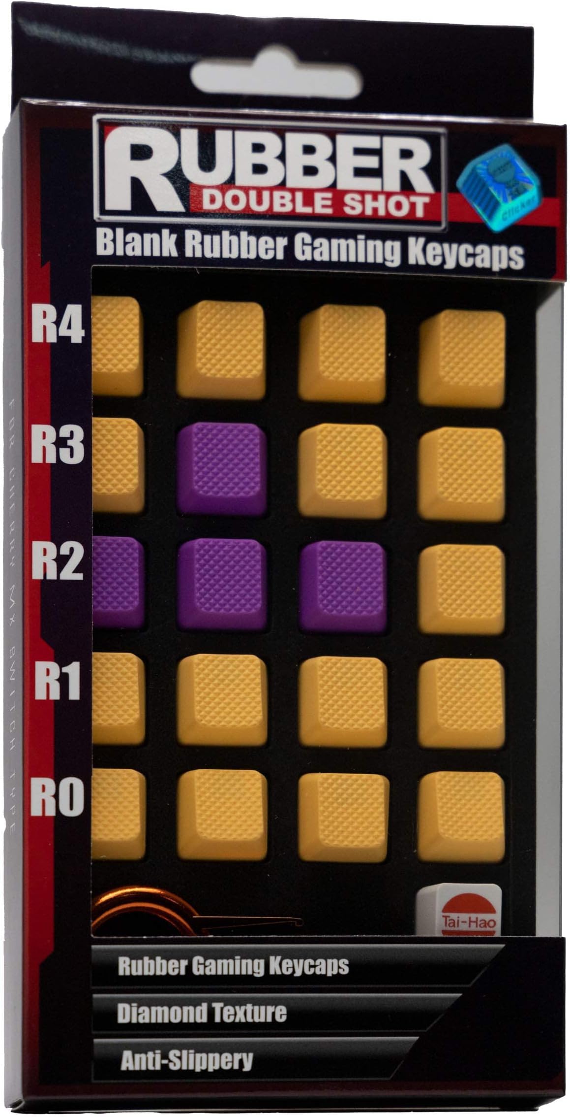 Amazon.com: HK Gaming Rubber Keycaps Set | Anti-Slip Texture ...