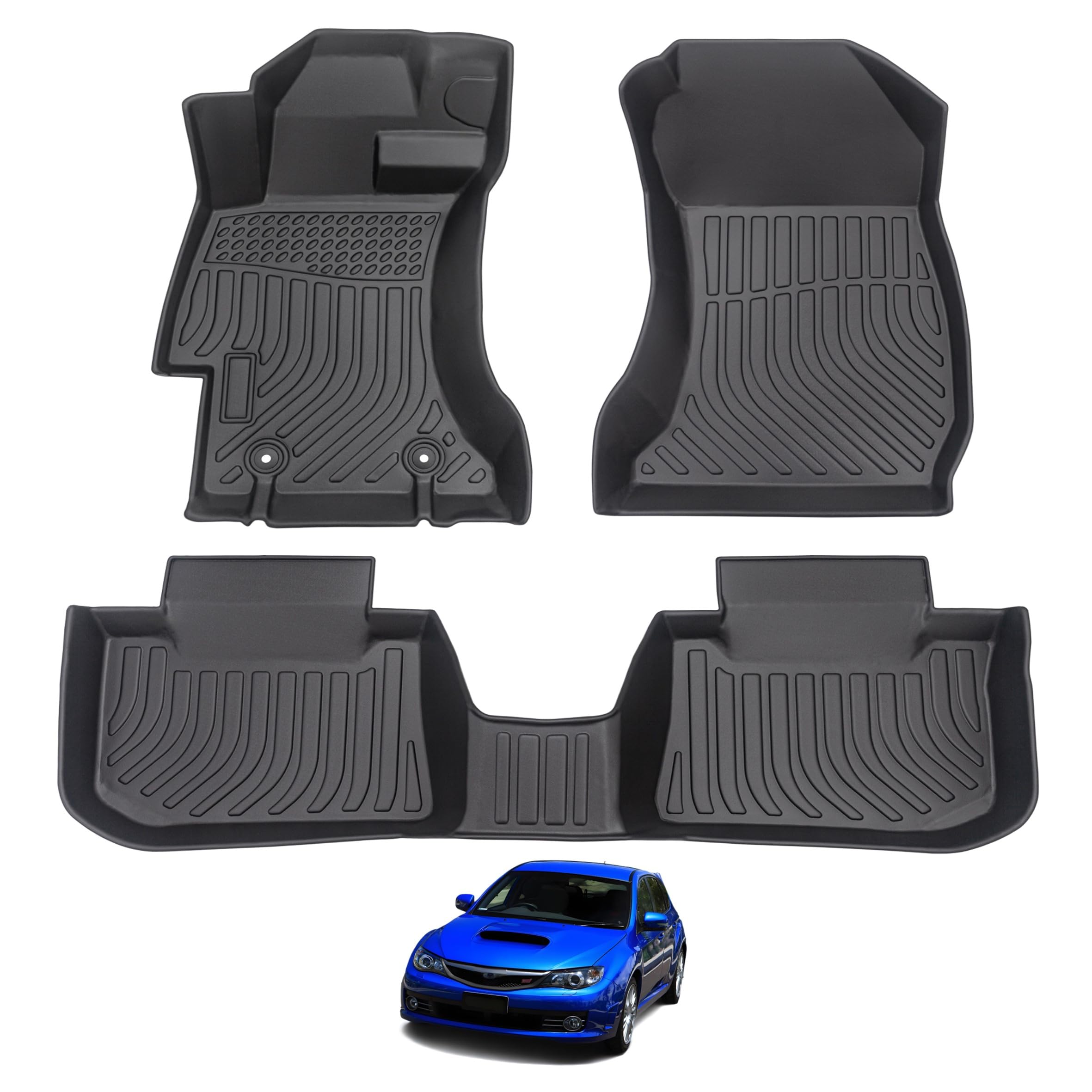 Amazon.com: LNZMPART All Weather Car Floor Mats for 2012-2016 Subaru ...