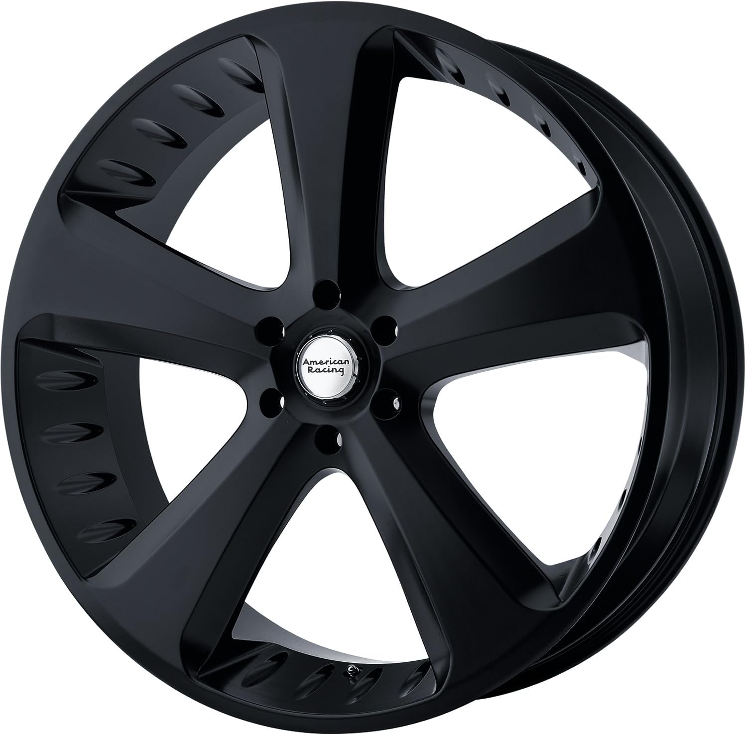 Amazon.com: 20x9 American Racing Circuit (Satin Black) Wheels/Rims ...