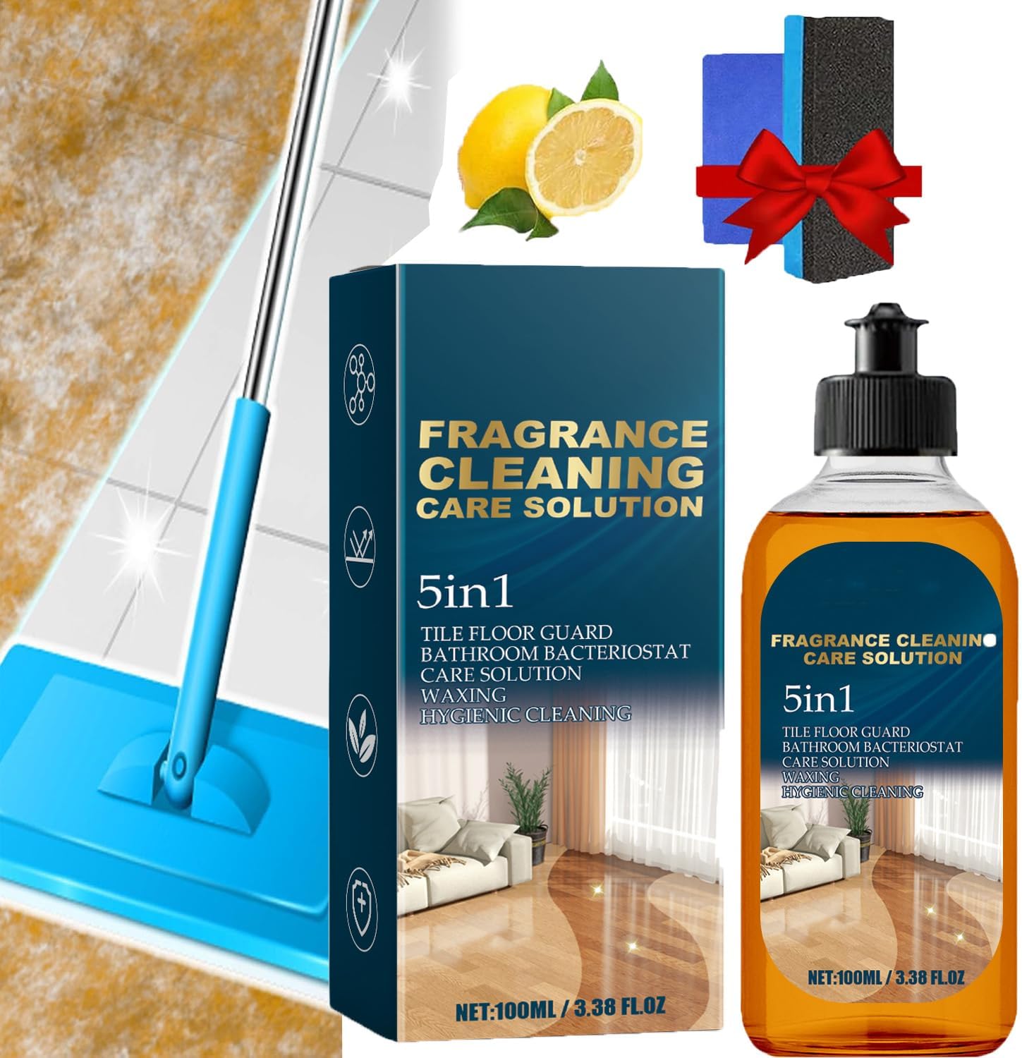 Amazon.com: Hyxowgt Munich Sunny Floor Cleaner, Spainho 5 in 1 Floor ...