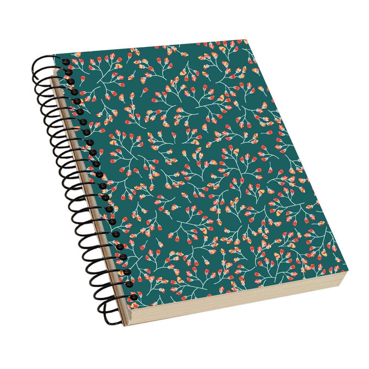 Rejoy Spiral Bound Notebook, Plain Notebook, Size : A5 | Floral Acrylic ...