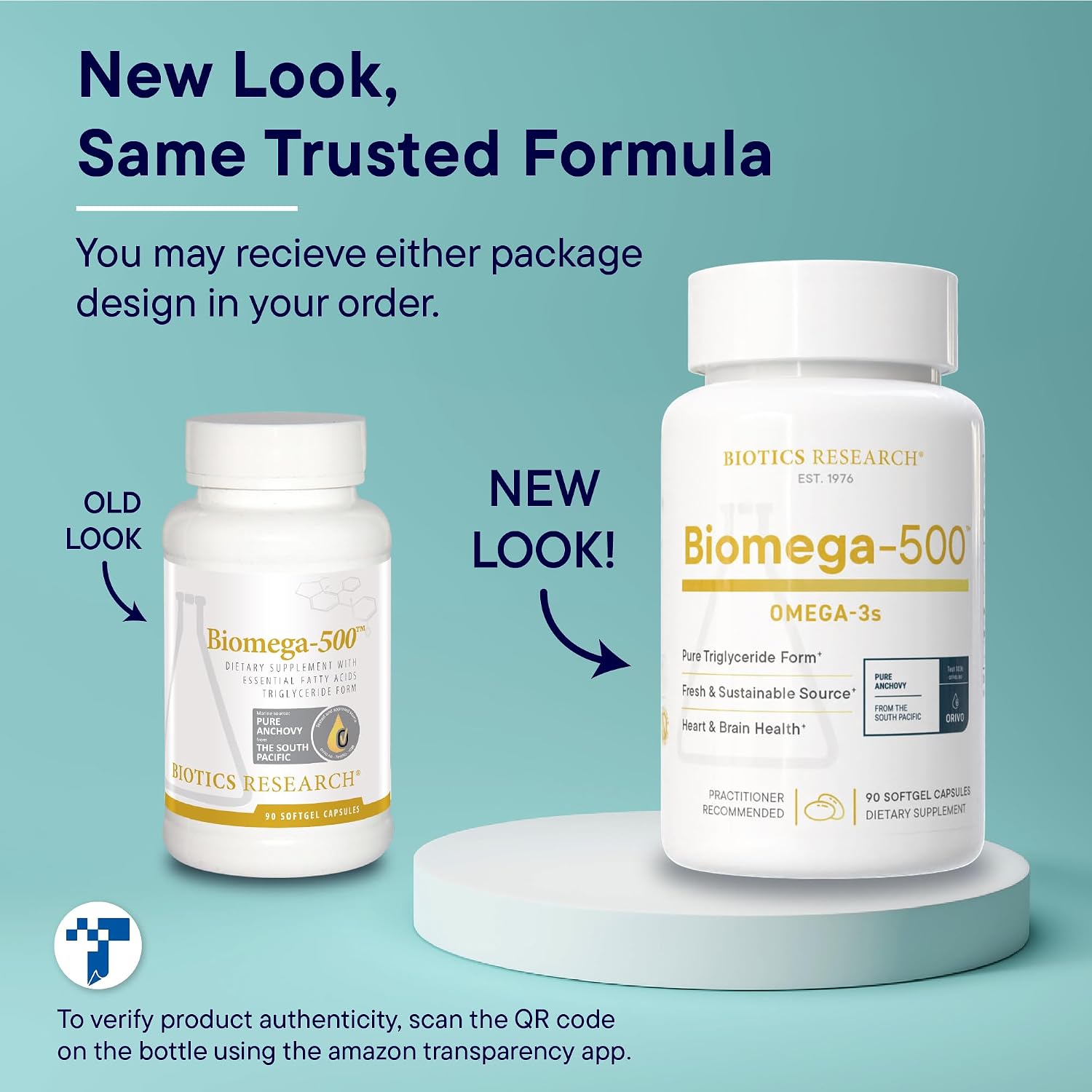 Biotics Research Biomega 500: Suplemento de Óleo de Peixe Omega 3 com ...