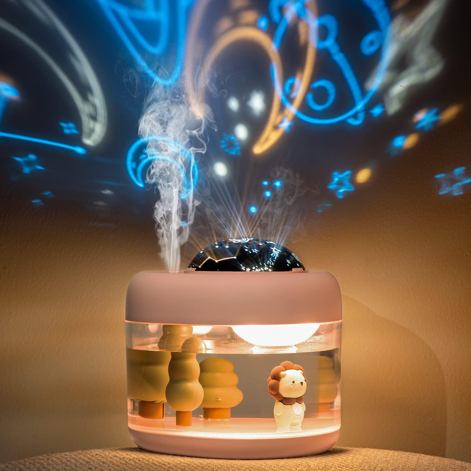 Amazon.com: HOACCIR Cool Mist Humidifiers for Bedroom Kids, 500ML ...