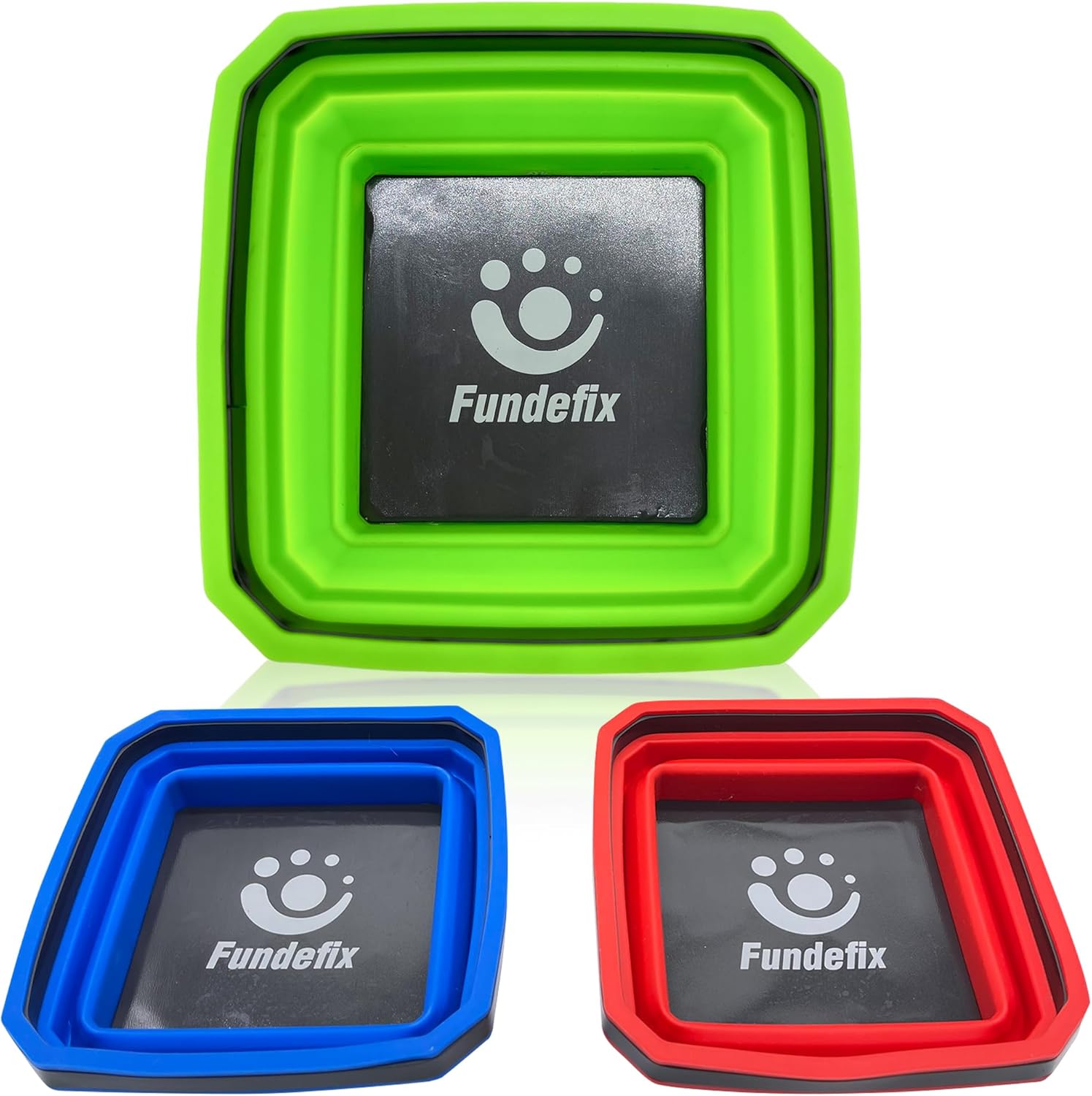 Amazon.com: Fundefix Collapsible Magnetic Parts Tray Set 3pcs, Magnetic ...