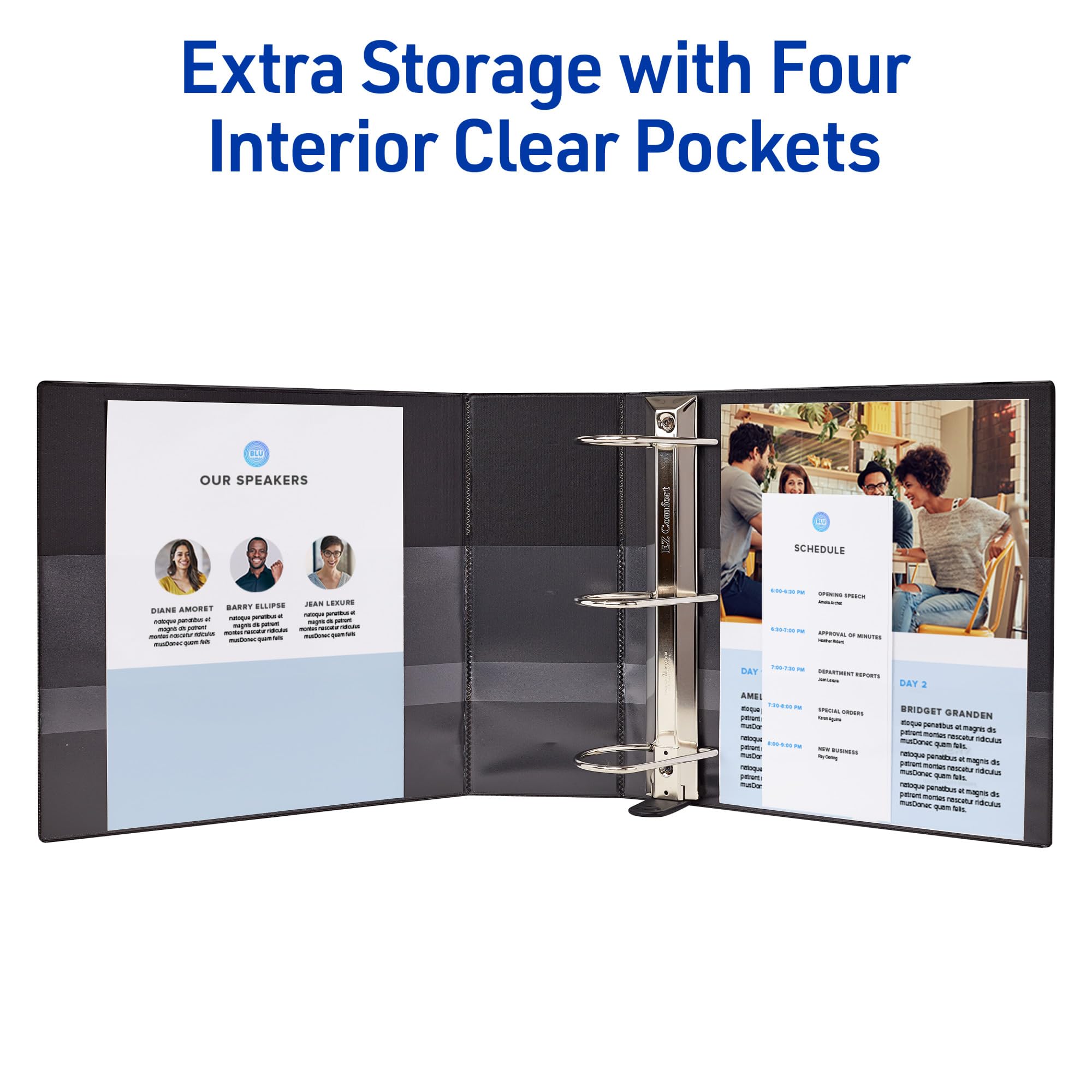 Snapklik.com : Avery Heavy-Duty View 3 Ring Binder, 4 Inch One Touch ...