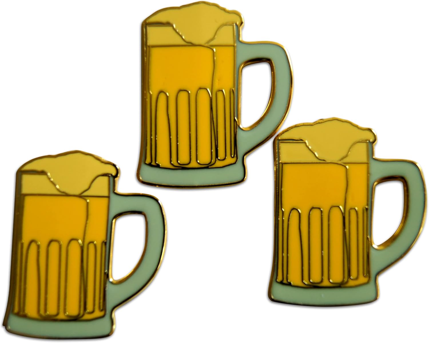 Amazon.com | 3-Piece Beer Mug Stein Drinkers Pride Lapel Pin Hat Pin ...