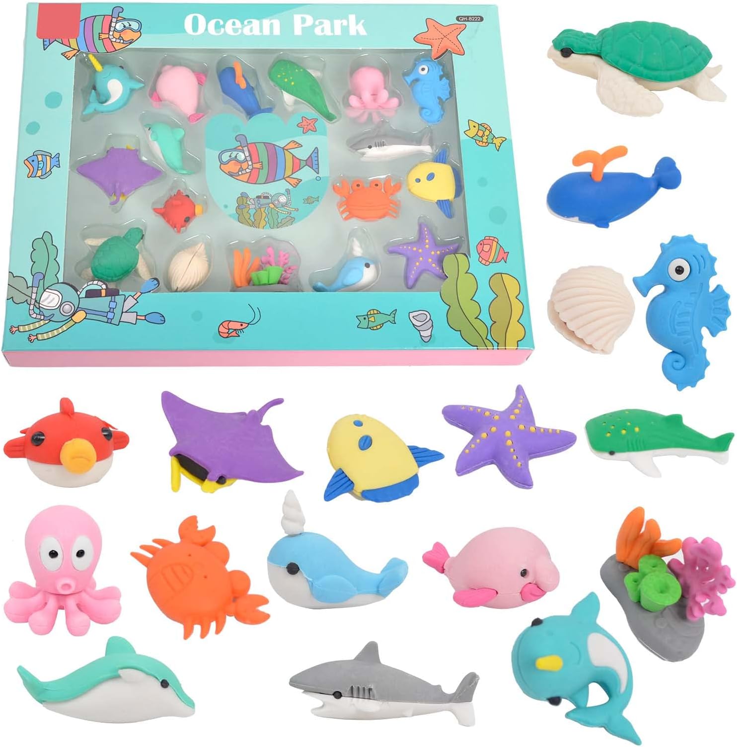 Set of 5 Fun Novelty Ice Cream Pencil Erasers (1 Pack) : Amazon.co.uk ...