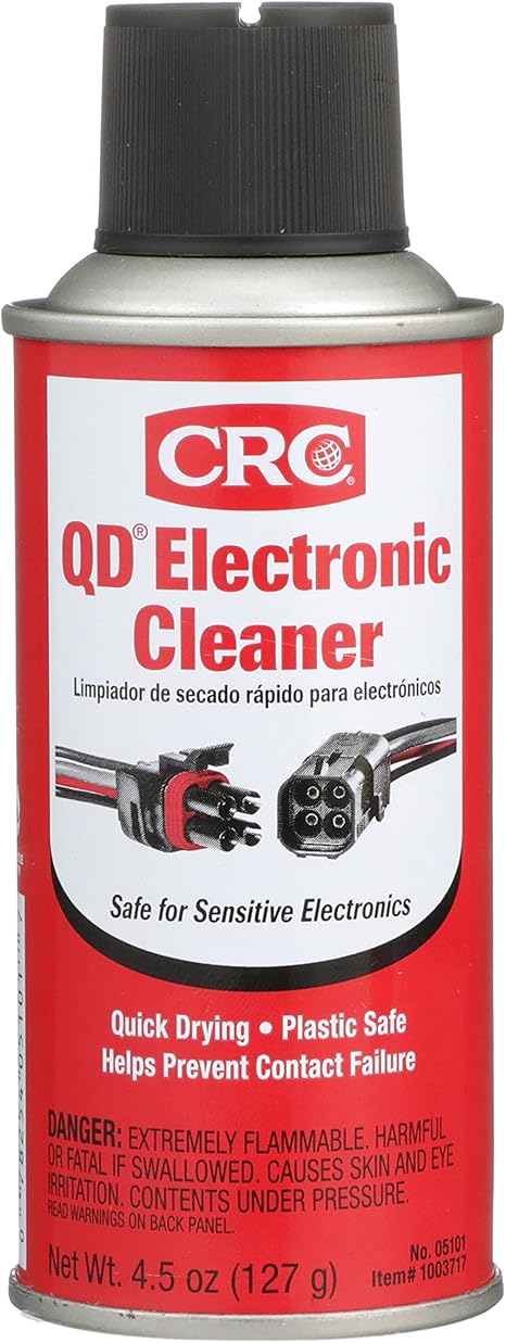CRC QD Electronic Cleaner 05101 – 4.5 Wt. Oz., Plastic Safe Cleaner ...