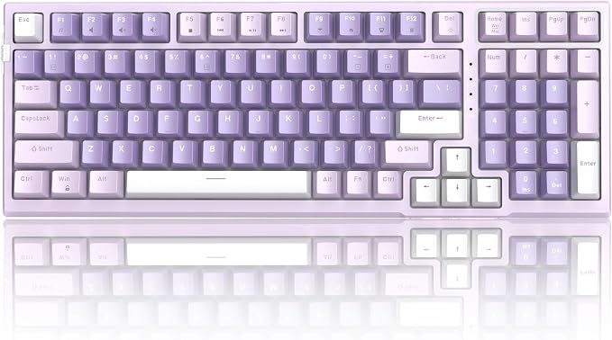 MageGee SKY98 Mechanical Gaming Keyboard, 96% Gasket Hot Swappable ...