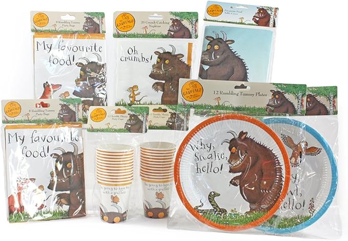 Talking Tables Gruffalo Party Pack for 24 Guests : Amazon.co.uk: Home ...