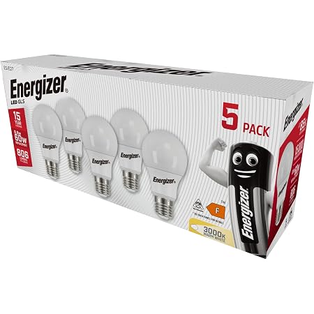 Energizer GLS Replacement LED Bulb 4 Pack (Warm White E27, 60W ...