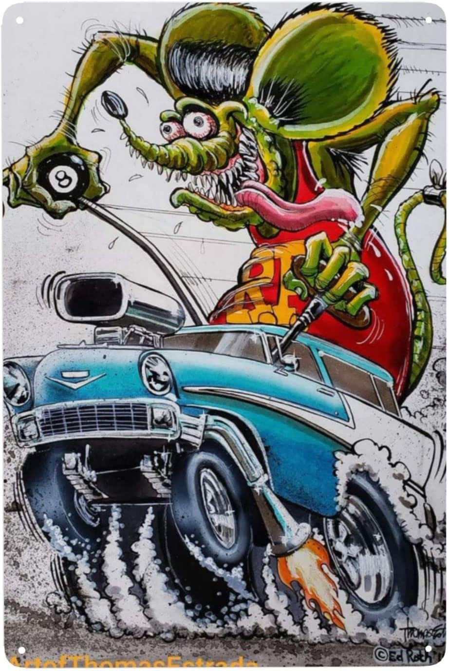 Amazon.com: Wisesign Rat Fink Suck My Exhaust, Ed Roth, Big Daddy ...