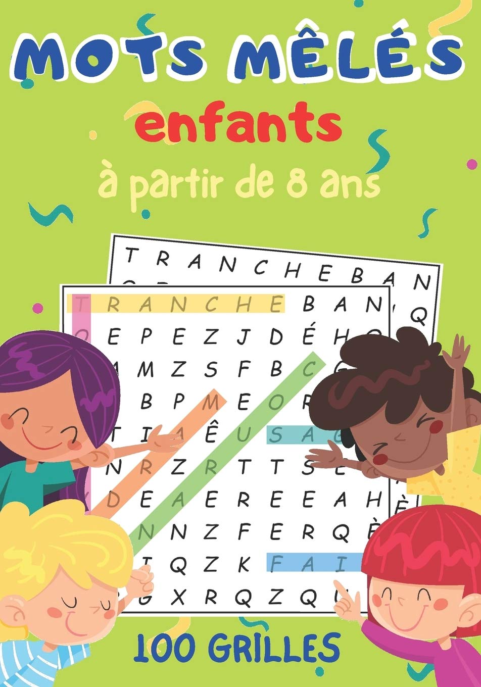 Buy mots mêlés enfants: à partir de 8 ans - jeu de 100 grilles avec ...