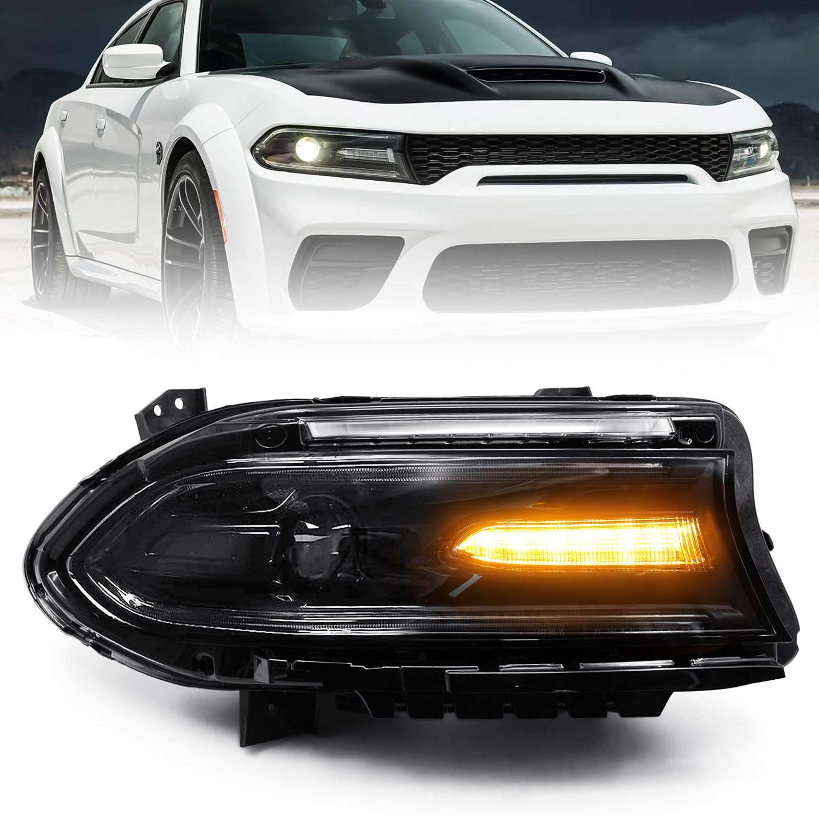 Amazon.com: VLINCAR HID Headlight Assembly Compatible with 2015 2016 ...