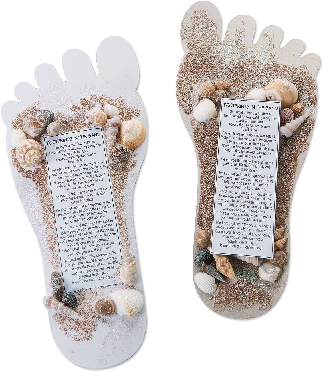 Amazon.com: S&S Worldwide Footprints in The Sand Craft Kit (Pack of 24 ...