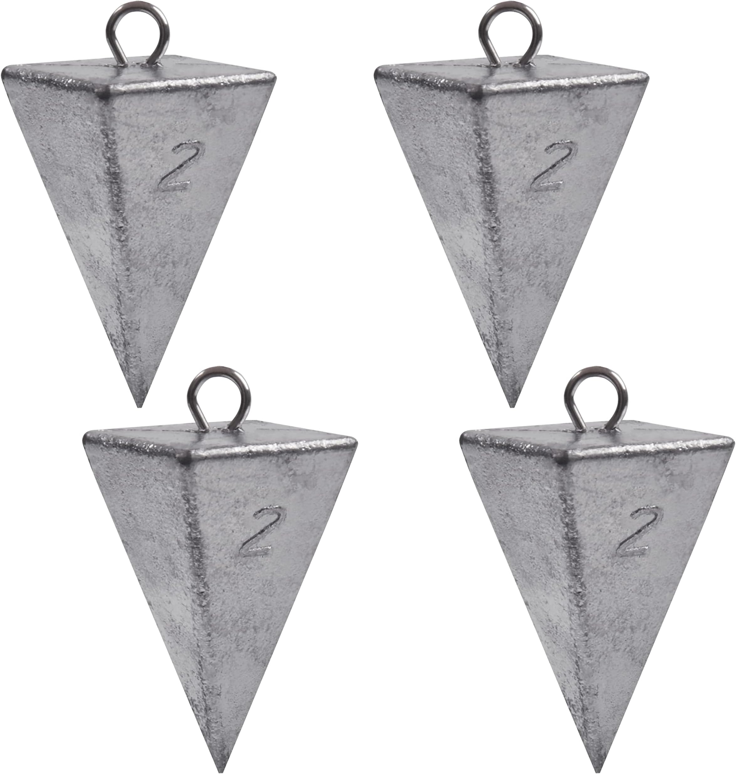Amazon.com: S & J's Tackle Box 1 1/2 oz Pyramid SINKERS - 10 PER Pack C ...