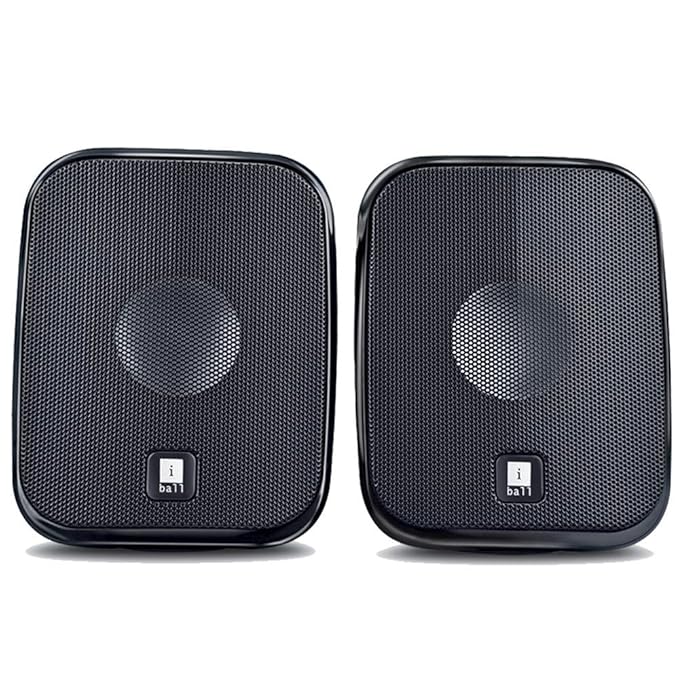 iBall Decor 9-2.0 USB Powered Computer Multimedia Speakers with in-line ...