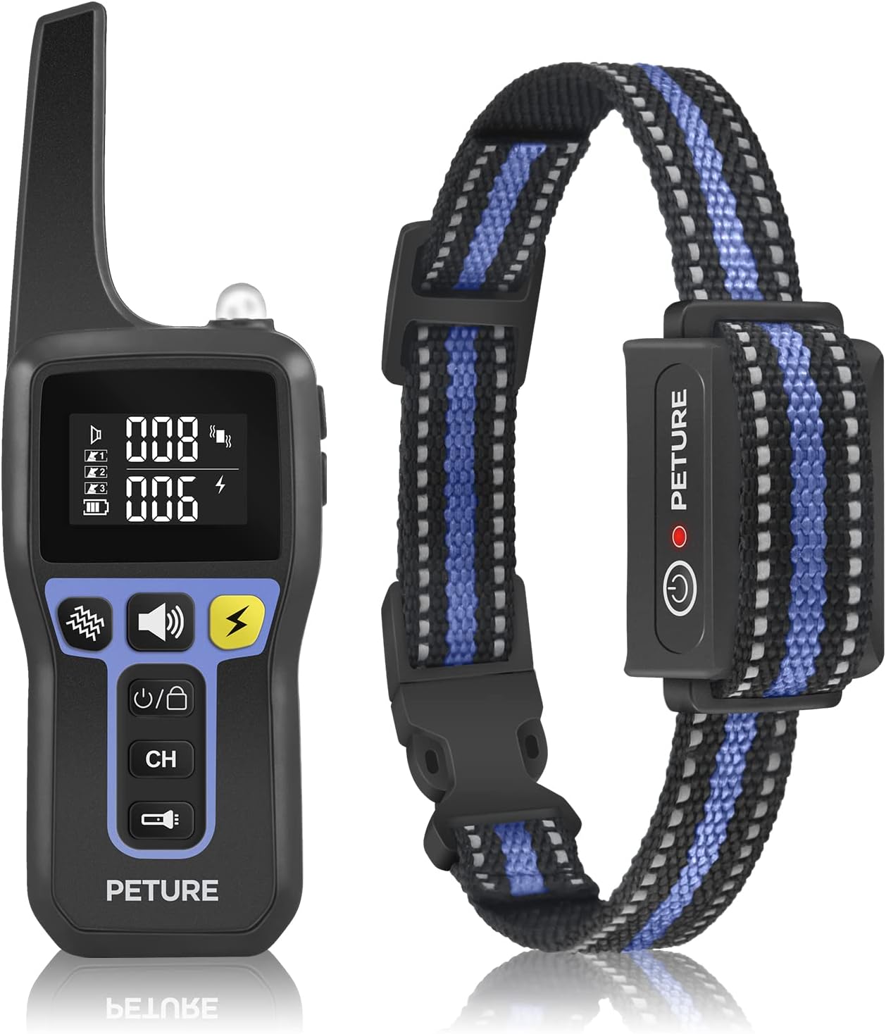 Amazon.com : Dog Shock Collar, Peture Dog Training Collar with Remote ...