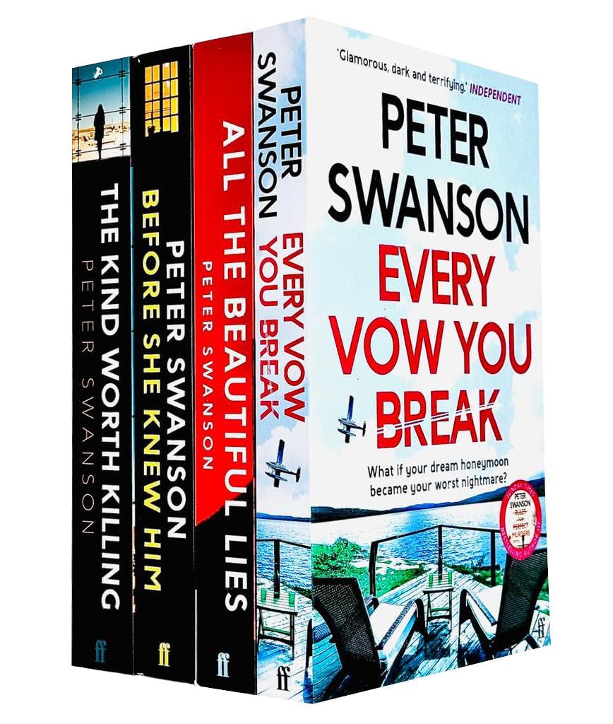 Peter Swanson 4 Books Collection Set (Every Vow You Break, All the ...