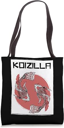 Amazon.com: Koizilla Koi Fish Japanese Carp Tote Bag : Clothing, Shoes ...