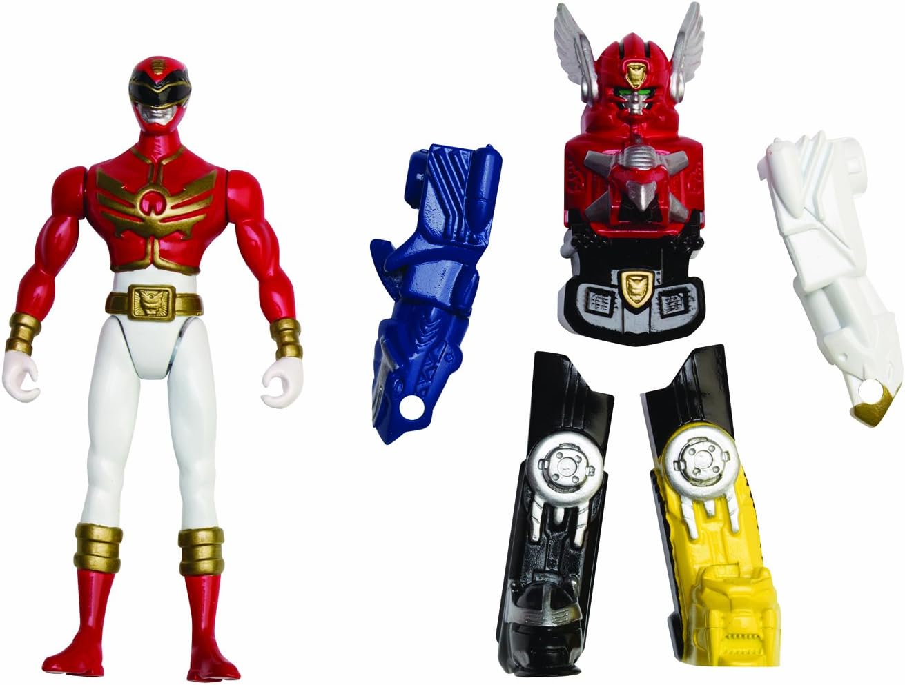 Power Rangers Megaforce Zord Armour Figure (Red) : Amazon.co.uk: Toys ...