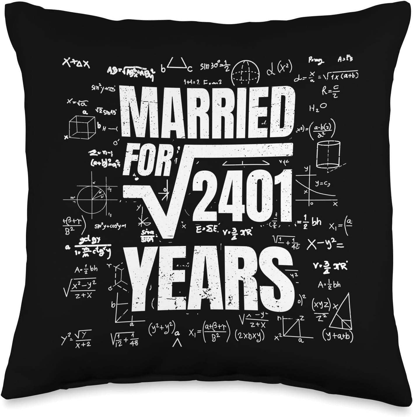Amazon.com: Square Root Of 2401 Married for 49 Years Party 49th Wedding ...