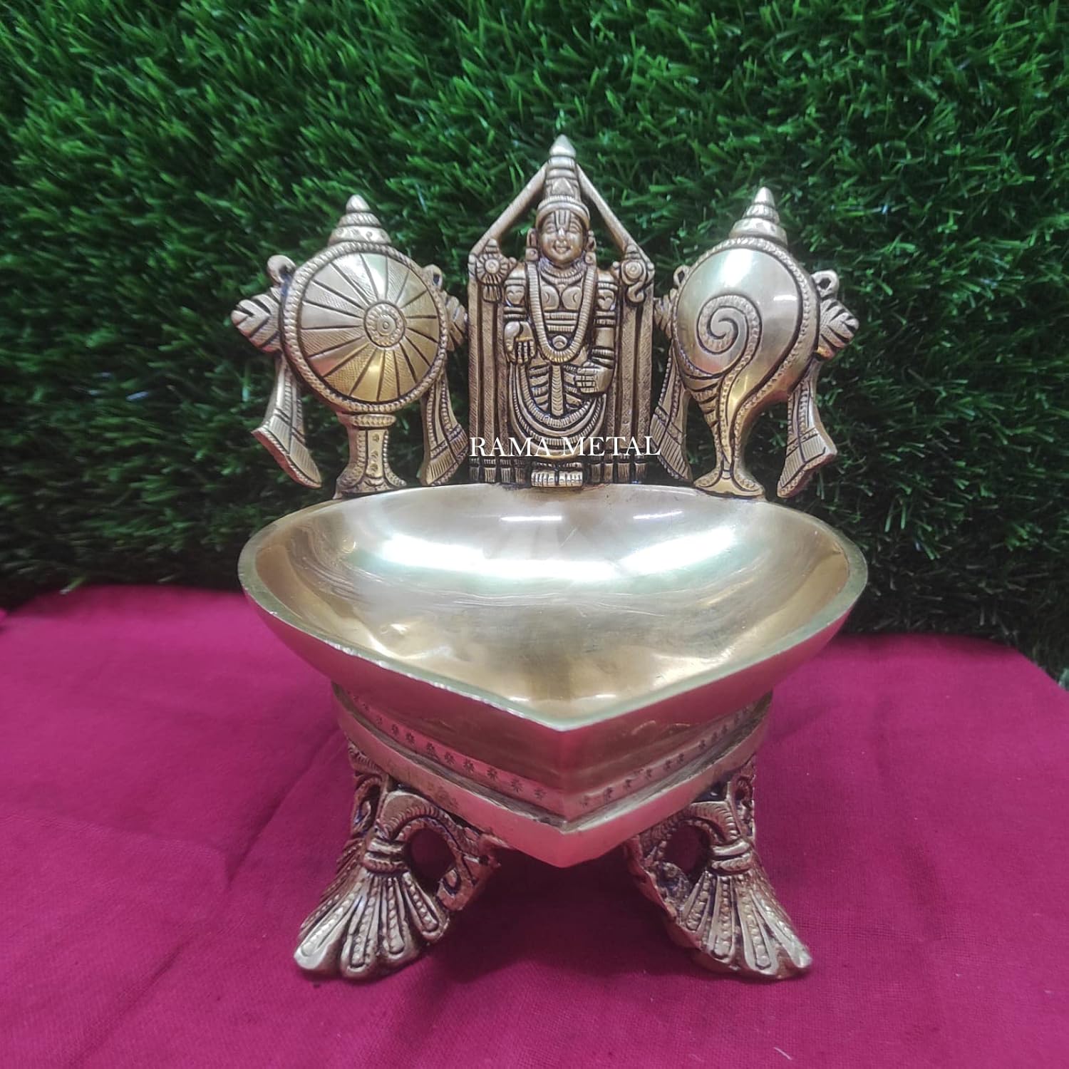 Buy RAMA METAL Brass Balaji DEEPALU Online at Low Prices in India ...