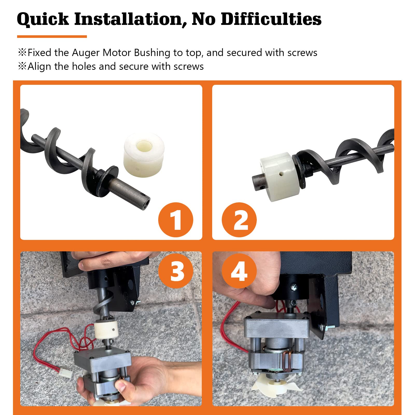 17 Inch Direct Igniter Auger Shaft Screw Push Rod/Shaft and Auger ...