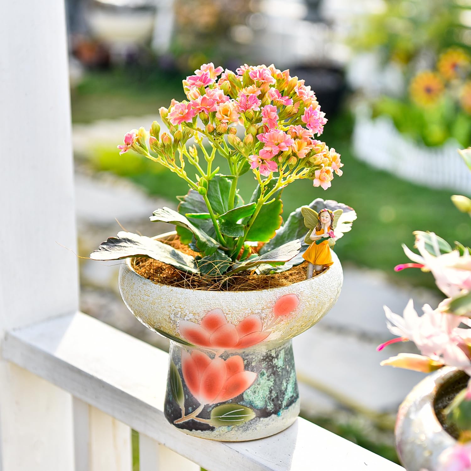 Snapklik.com : Sungmor Beautiful Handicrafts Ceramic Planters - 7.5 ...
