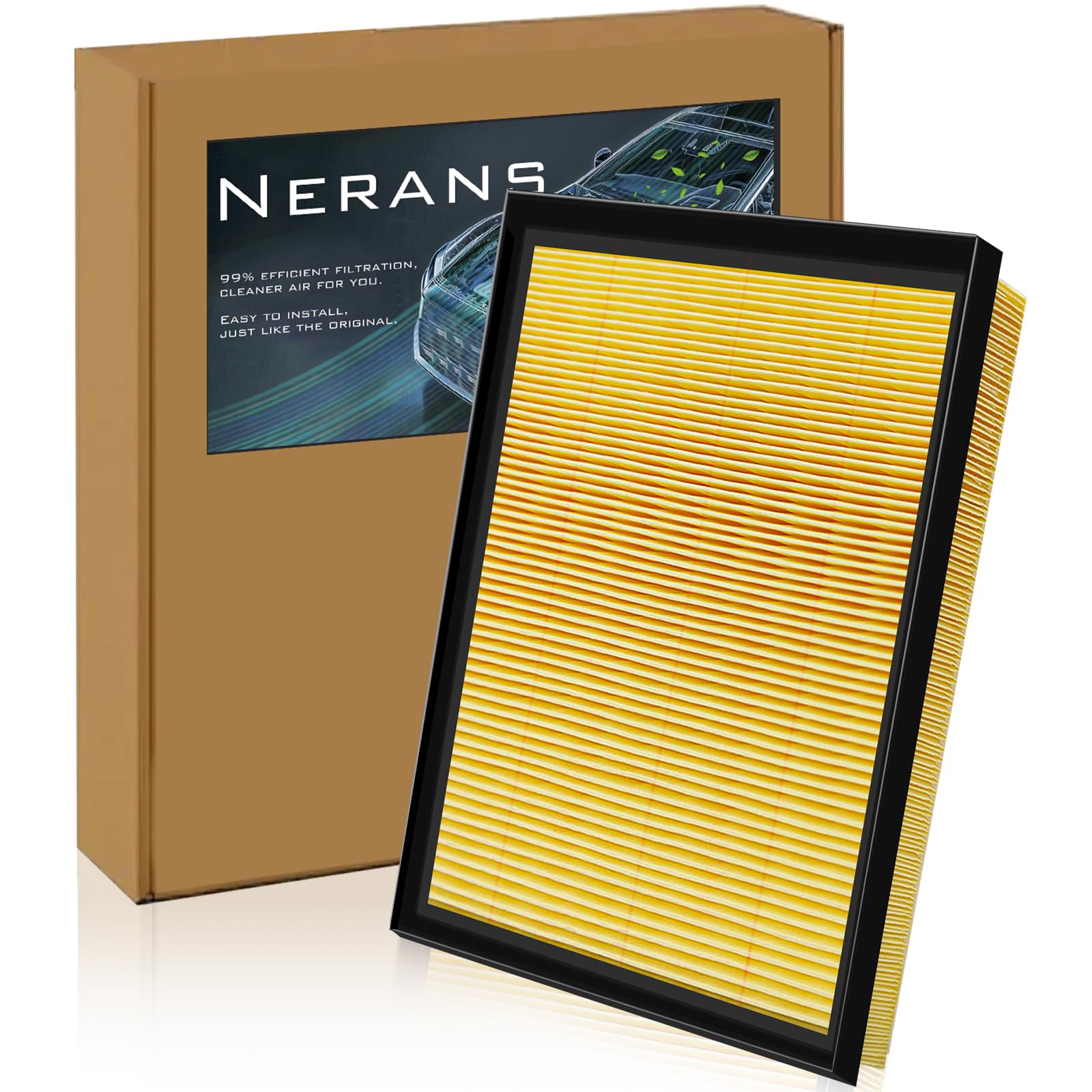 Amazon.com: Nerans Engine Air Filter Replacement for Gas RAV4 2013-2018 ...