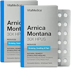 Amazon.com: VitaMedica Arnica Montana Blister Pack 30X Tablets for Bruising Pain and Swelling ...