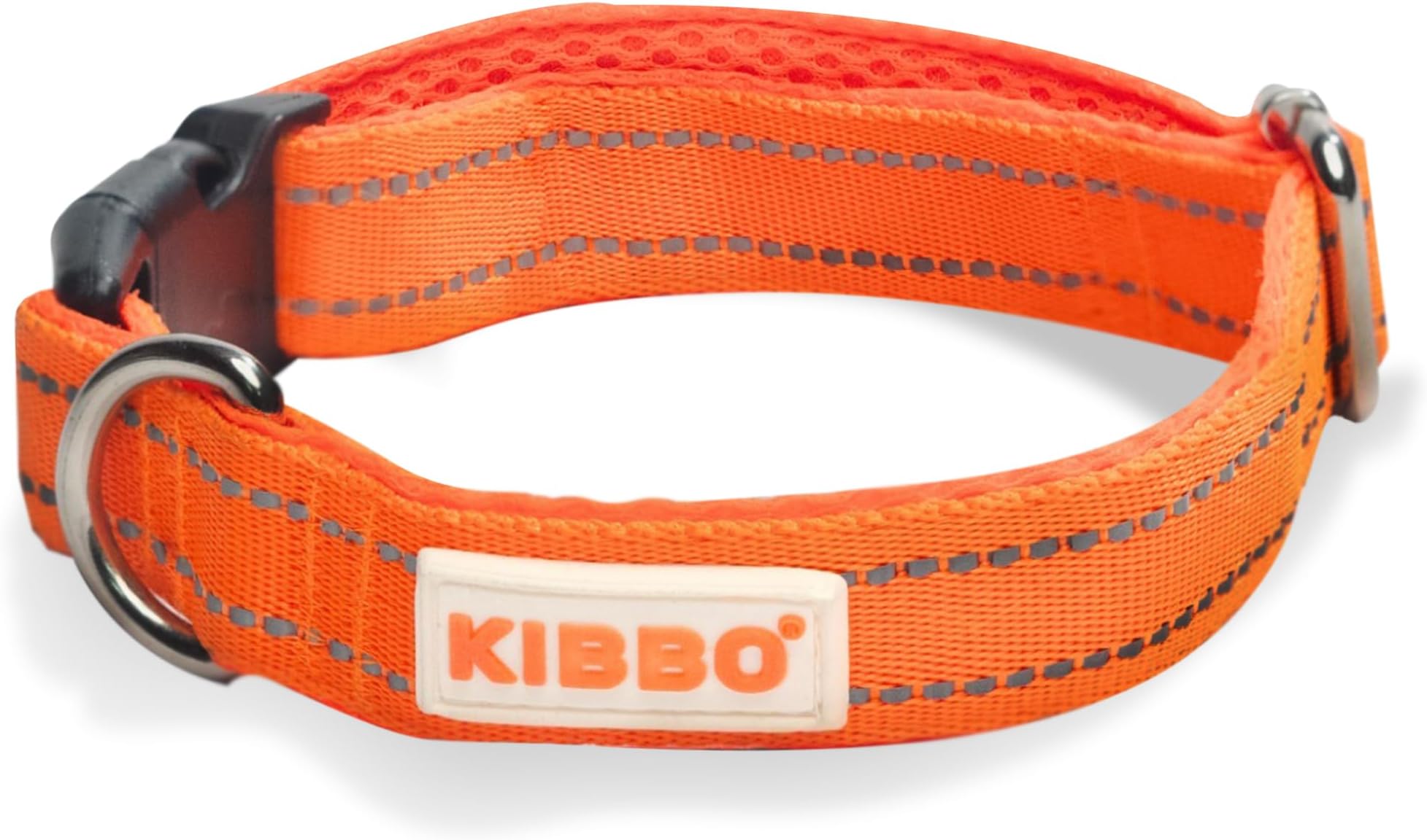 Buy Kibbo Premium Double Padded Reflective Dog Collar | Small to Medium ...