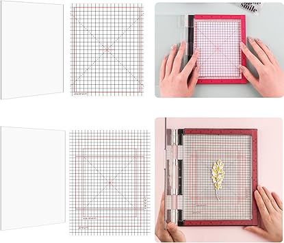 Amazon.com: Briartw 2 Size/Set Photopolymer Grip Mat with Printed ...