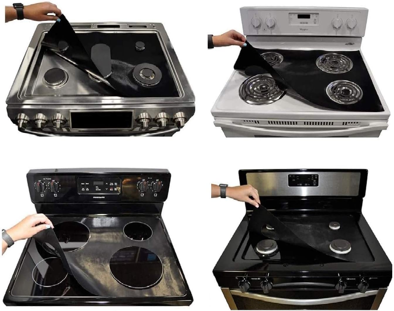 Amazon.com: Stove Wrap Do It Yourself Stove Top Protector Splatter ...