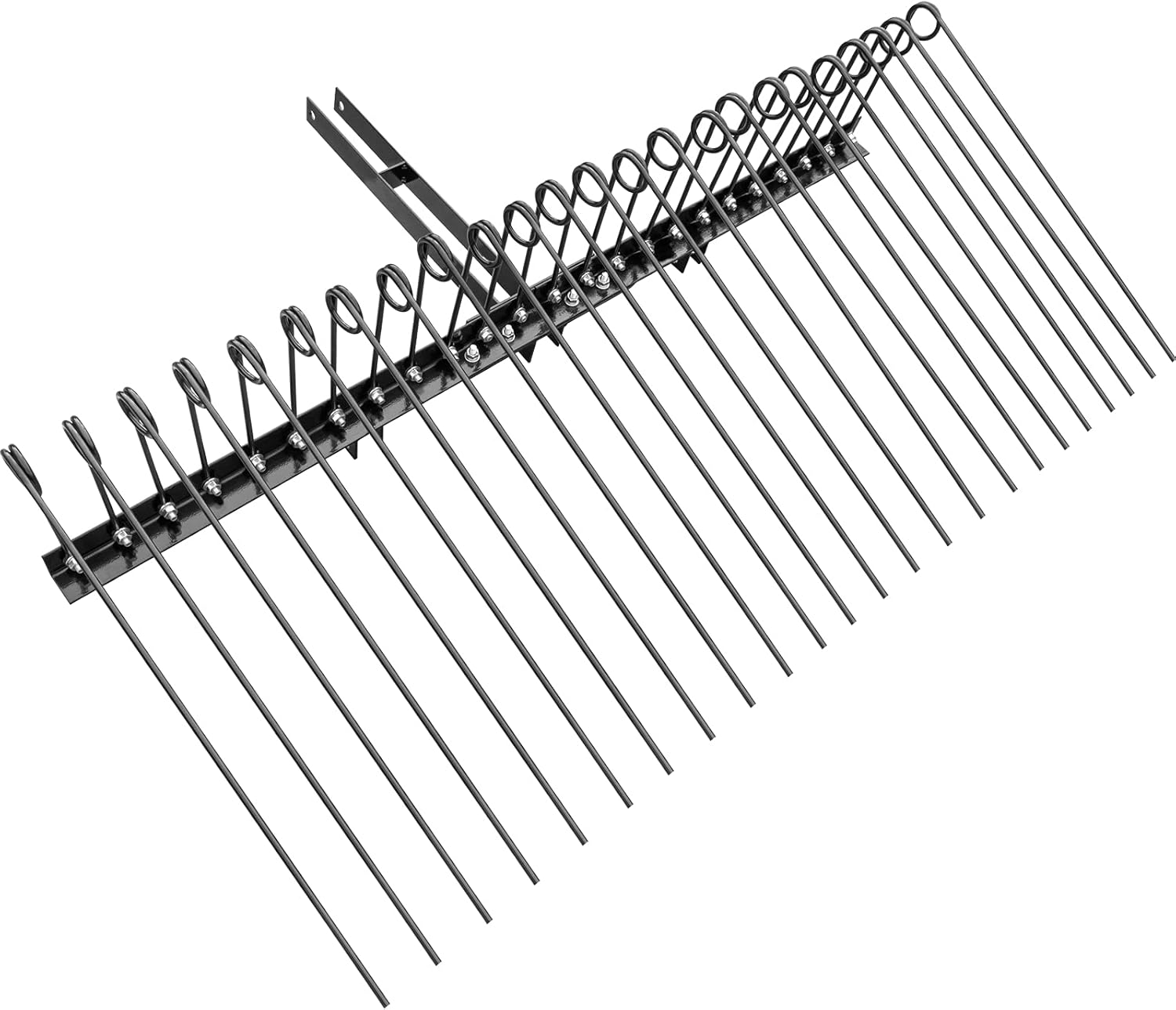 Amazon.com : VEVOR 60 Inch Tractor Rake - 3-Point Tow Behind with 25.6 ...
