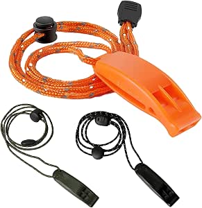 GCDN 3pcs Emergency Whistle Whistle Hiking ABS Plastic Whistle ...