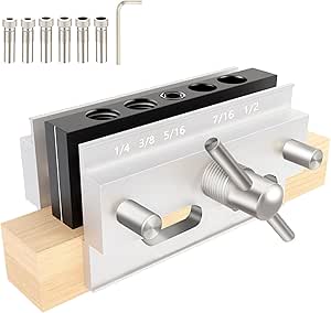 Amazon.com: Dobures Drill Jig Kit, 6 Drill Guide Bushings Set ...