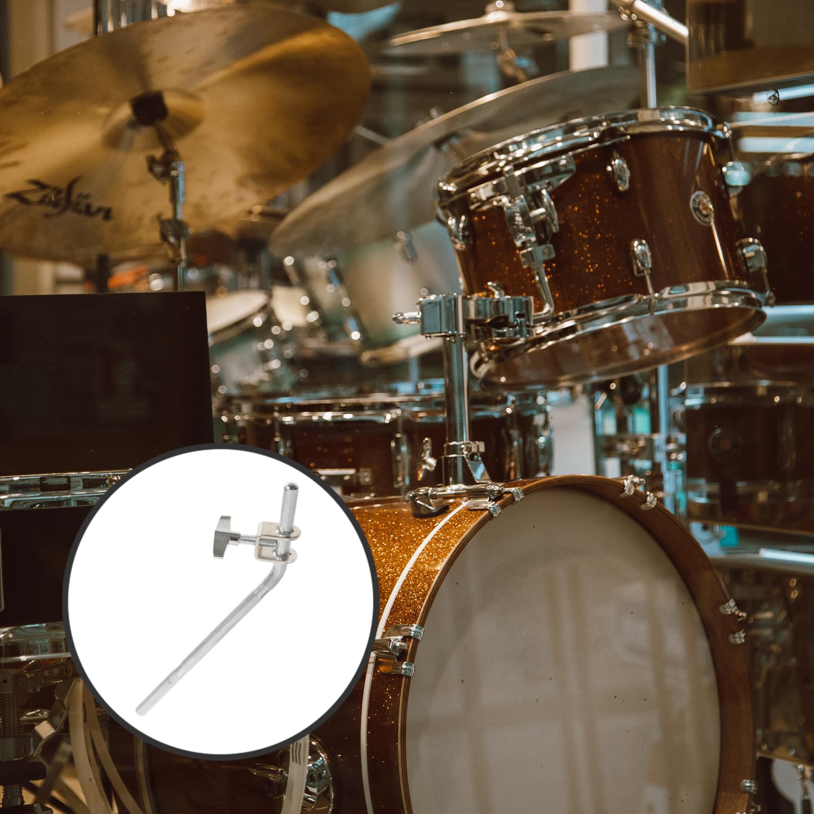 Snapklik.com : Mounting Stand For Drum Cowbell Extension Rod Cowbell ...