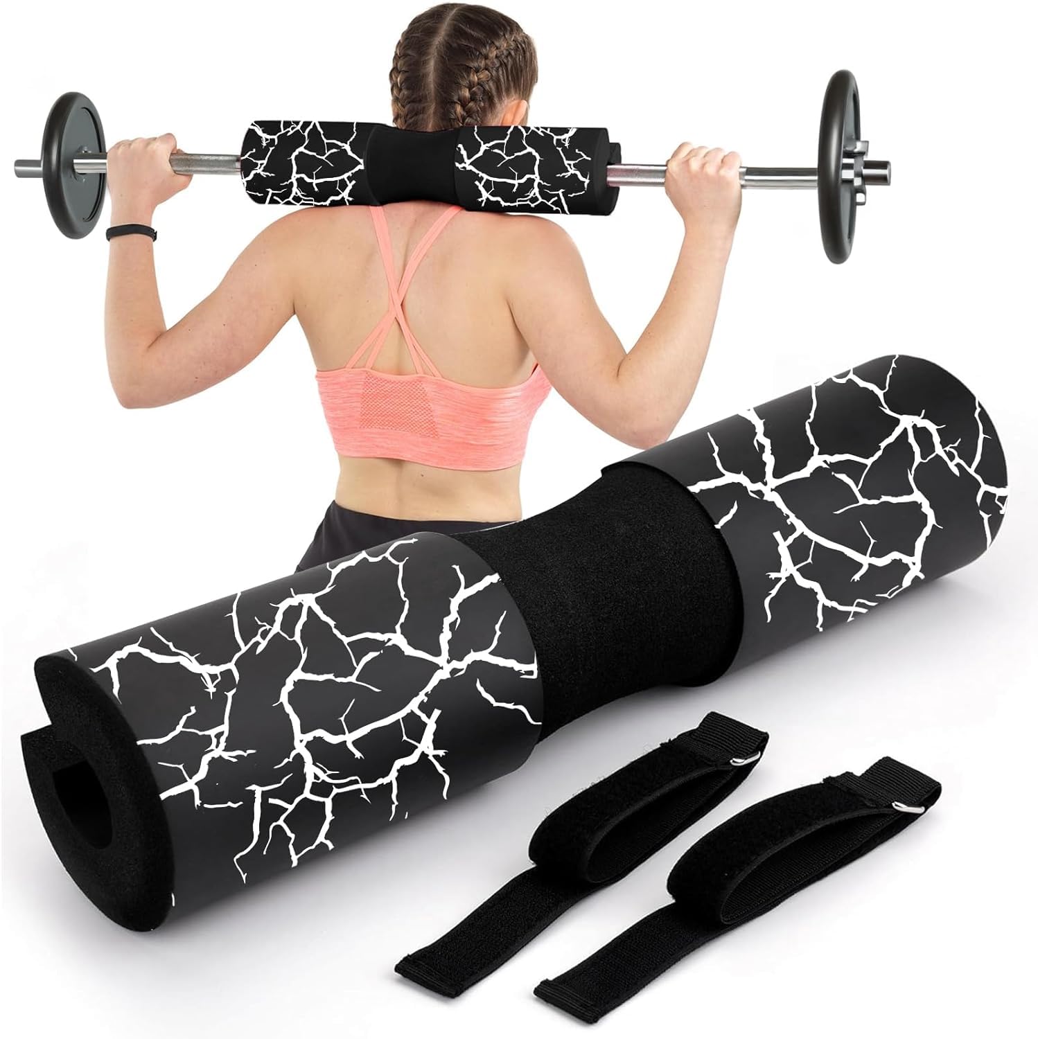 Buy FITCOZI Barbell Pad For Weight Lifting Hip Thrust Cushion EVA Foam ...