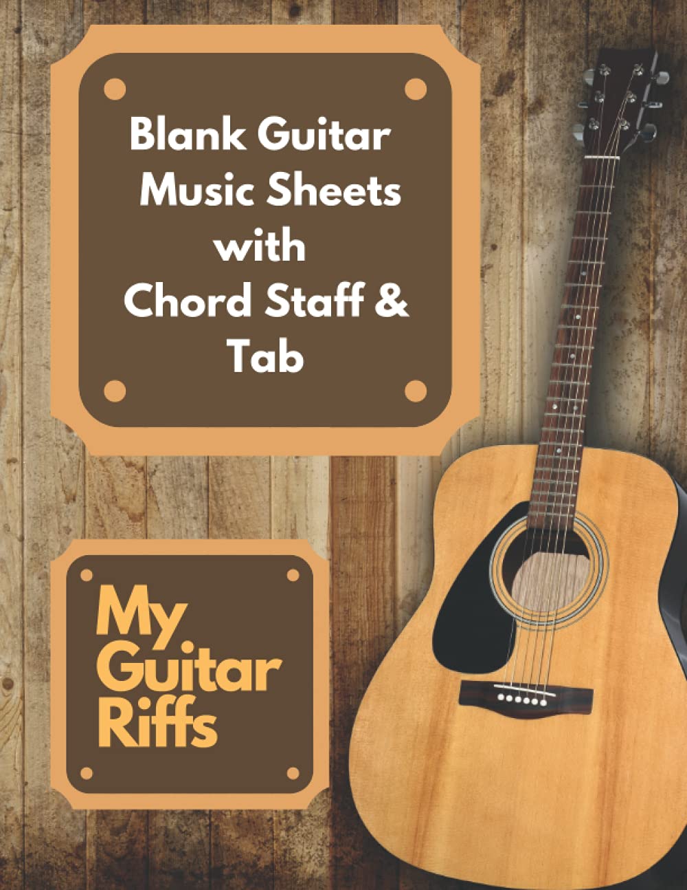 Blank Guitar Music Sheets with Chord Staff & Tab: My Guitar Riffs ...
