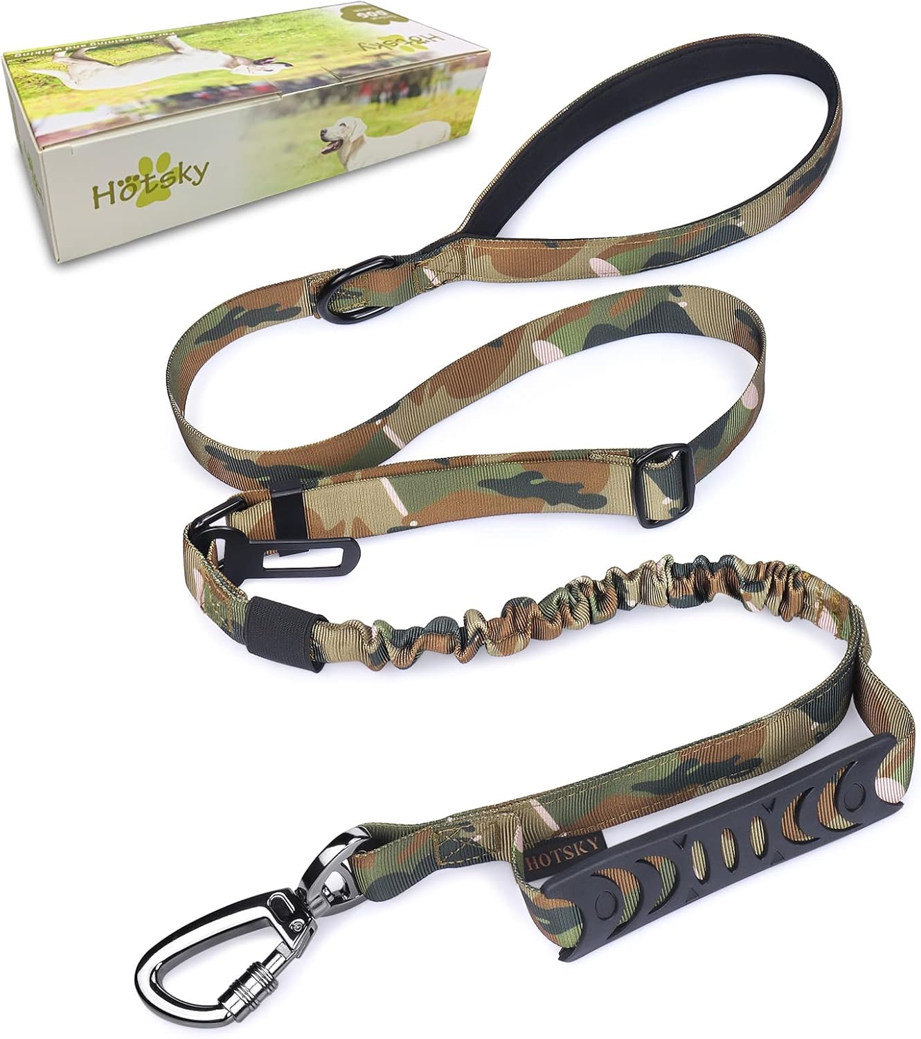 Amazon.com : Heavy Duty Dog Leash, Camo Military Dog Leashes with Car ...
