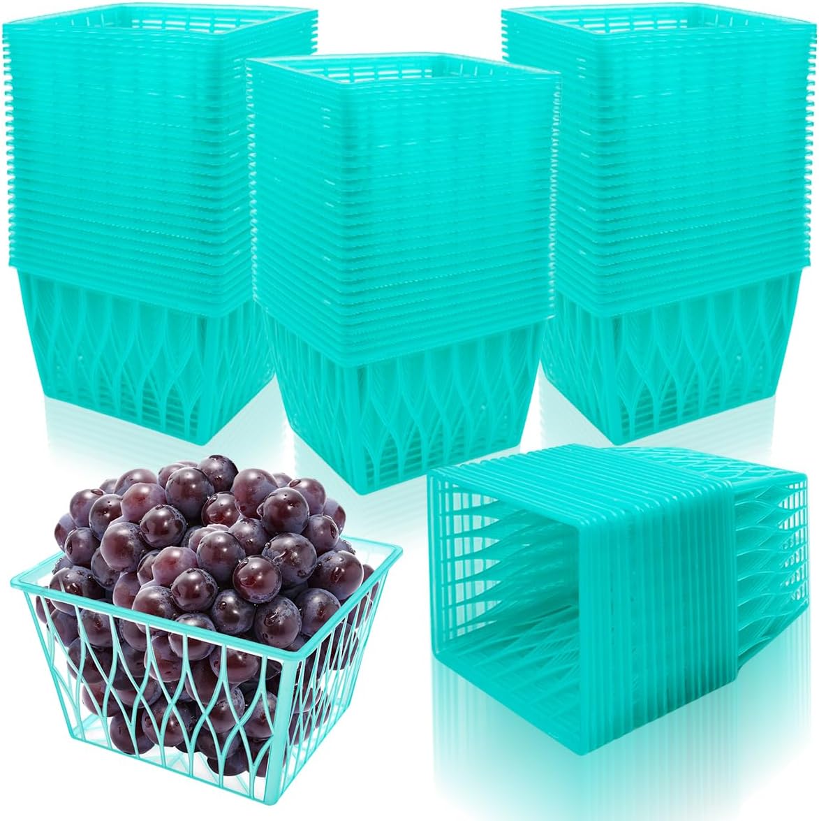 Amazon.com: Esamploe 80 Pcs Berry Basket,Fruit Storage Containers for ...