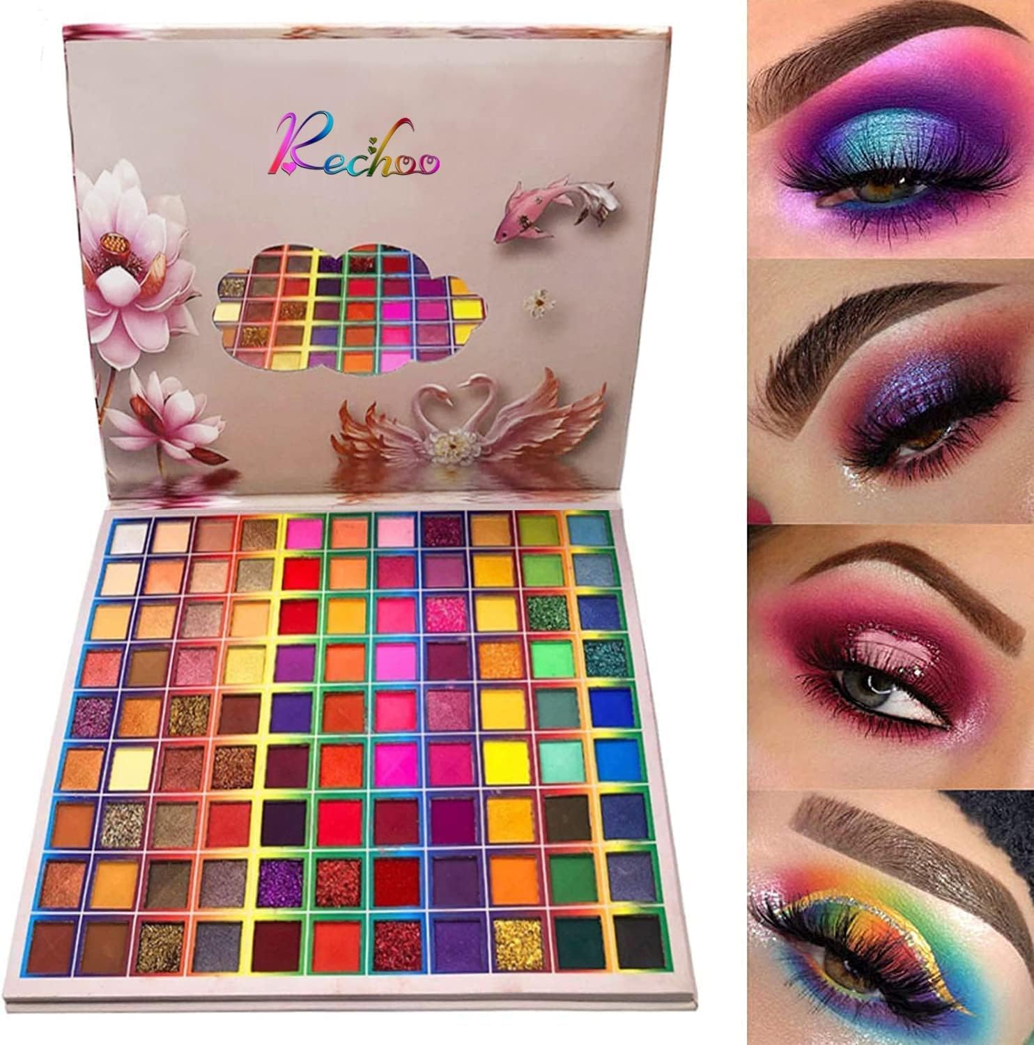 Amazon.com : SHANY 96 COLOR RUNWAY Eyeshadow Palette - Highly Pigmented ...
