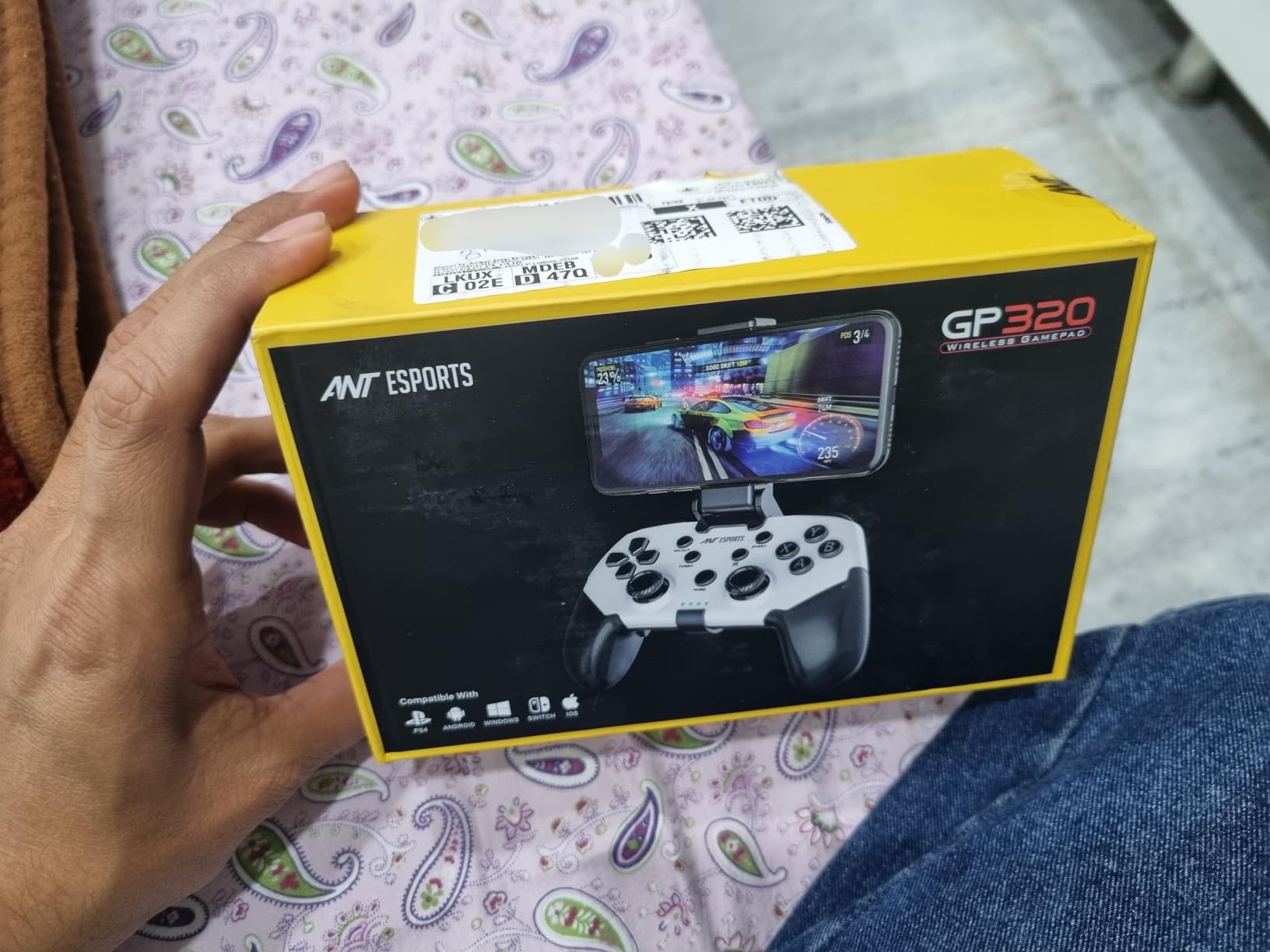 Ant Esports GP320 Wireless Gamepad/Android/Windows PC/IOS/Switch / PS4 ...