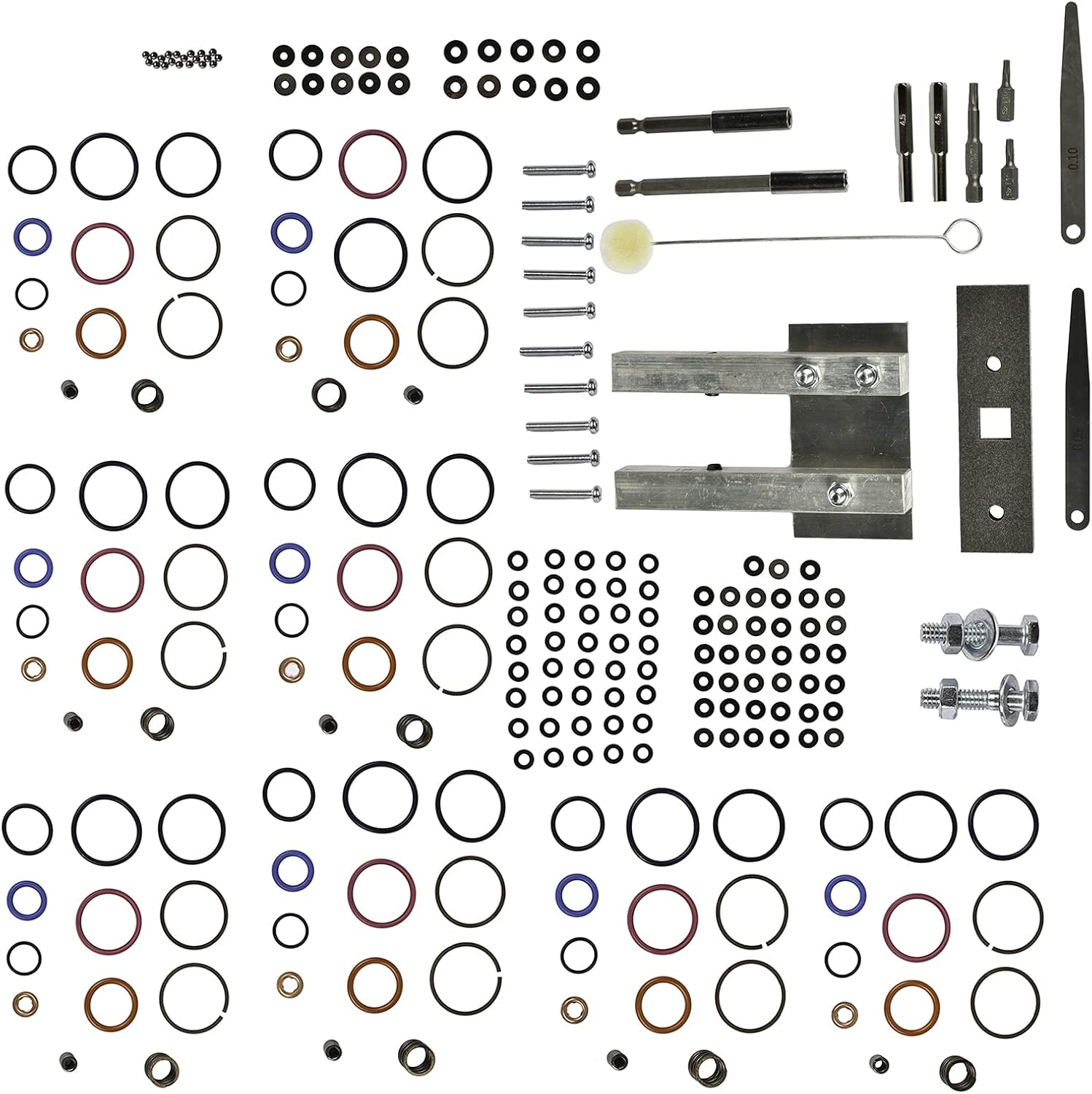 Amazon.com: Injector Deluxe Rebuild Kit w/Vice Clamp and Tools ...