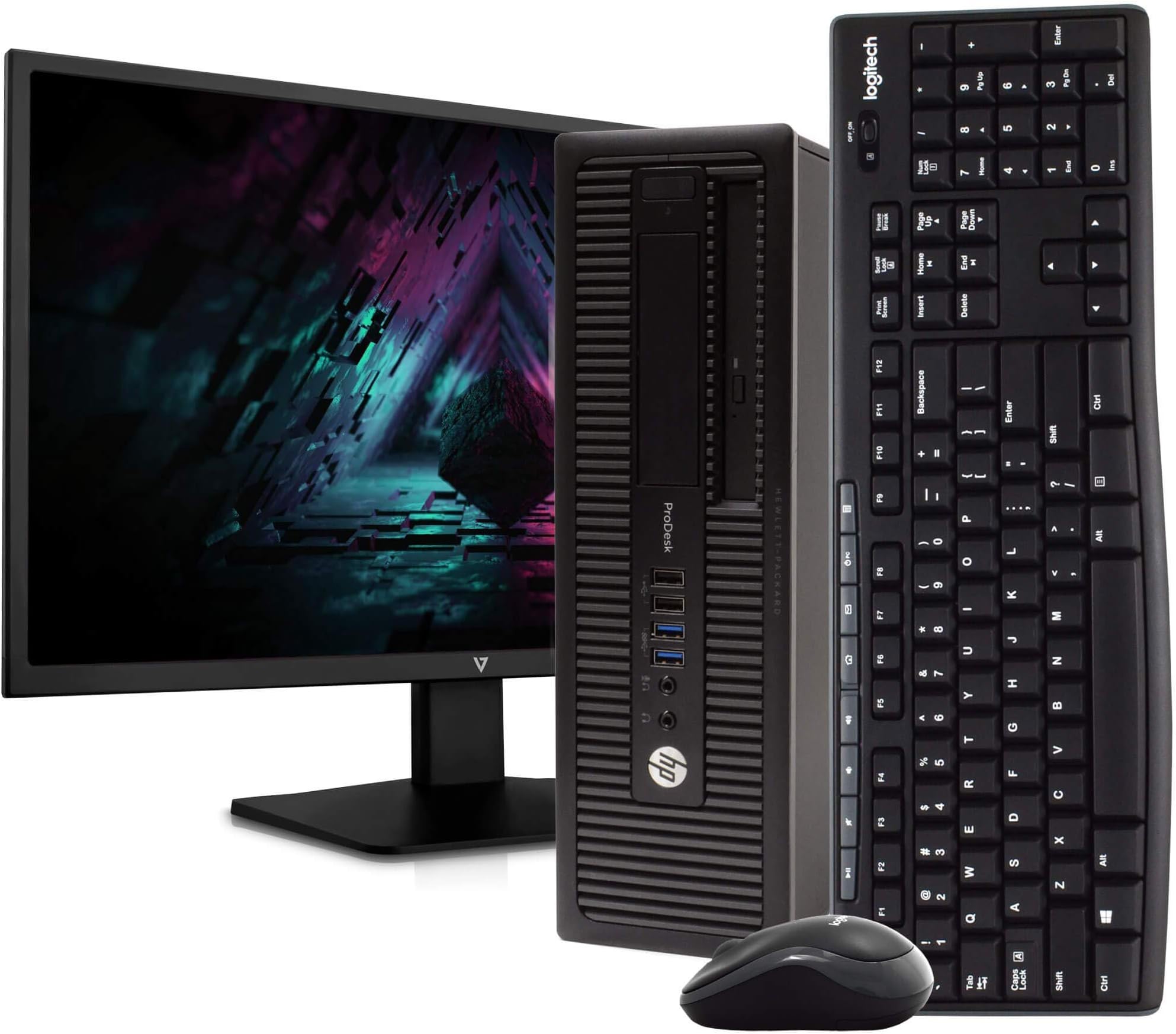 Amazon.com: HP ProDesk 600 G3 SFF Desktop Computer with 21.5" FHD ...