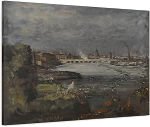 John Constable Opening of Waterloo Bridge - Canvas Wall Art Print ...