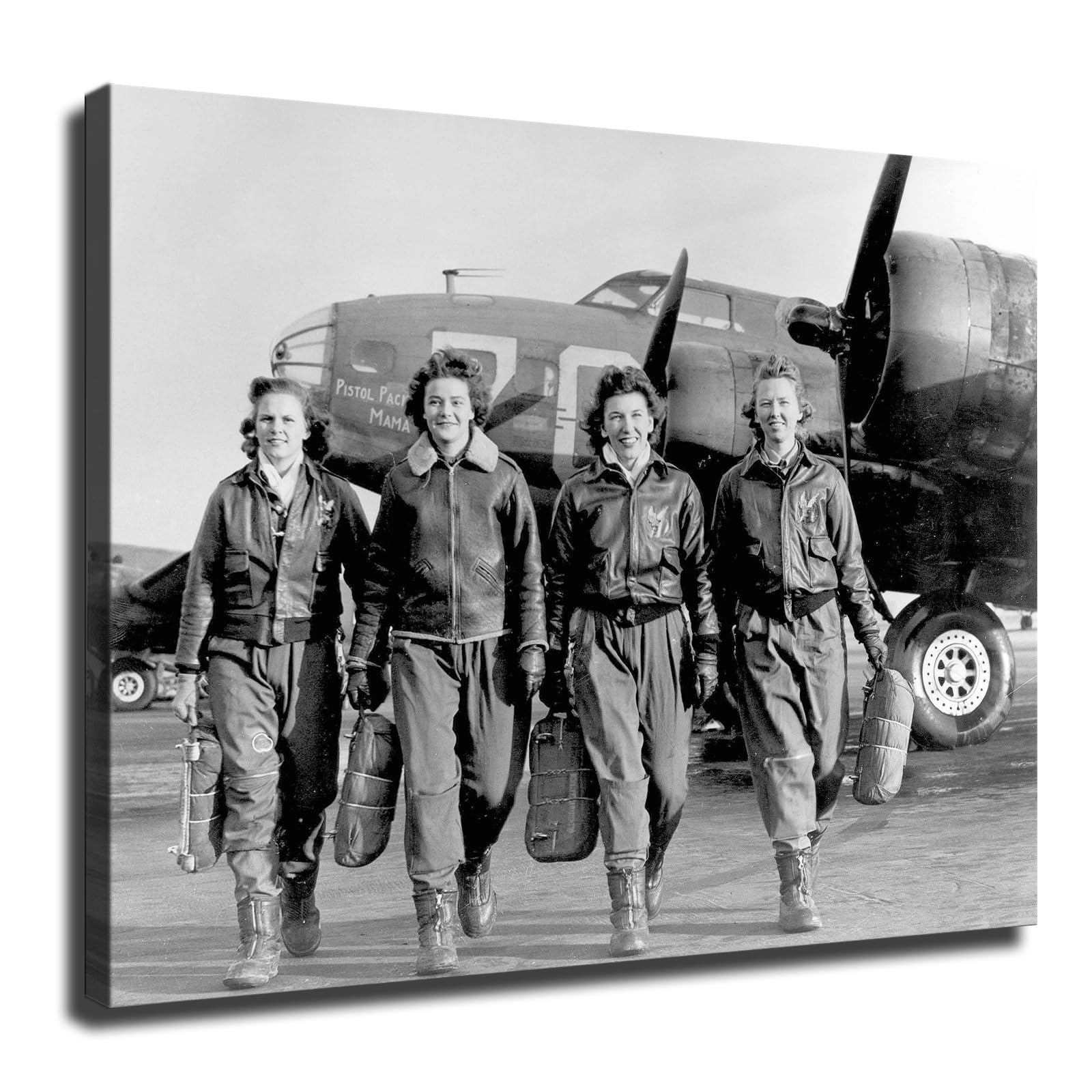 Amazon.com: LOOPKU Women Airforce Service Pilots B-17 Flying Fortress ...