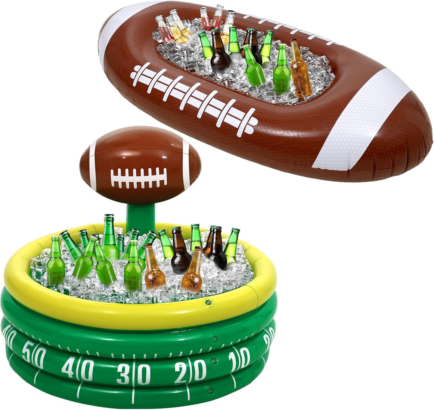 Amazon.com: Bencailor 2 Pcs Inflatable Football Cooler for Parties Blow ...