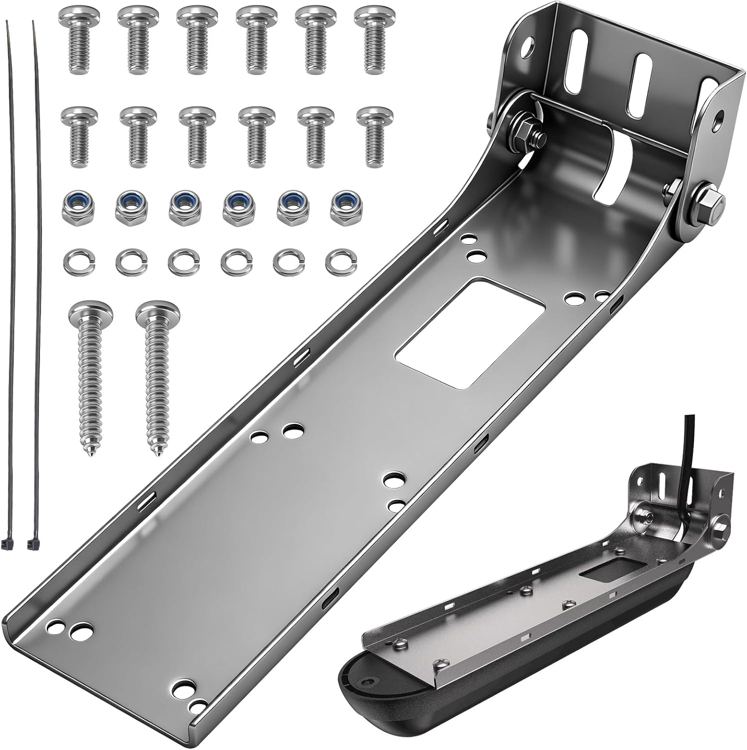 Amazon.com: 000-12603-001 Transom Transducer Mount Bracket for ...